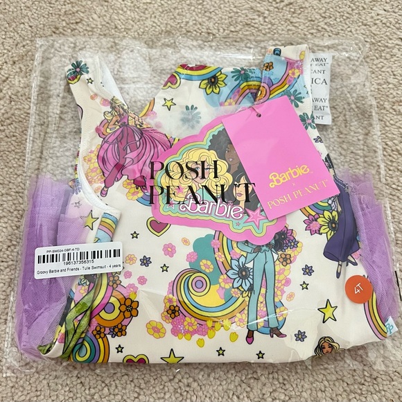 Posh Peanut | Swim | Dresposh Peanut Groovy Barbie Tulle Swimsuit ...